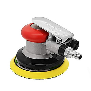 Valianto 5'' Air Random Orbital Palm Sander, Dual Action Professional Pneumatic Sander with Speed Regulation