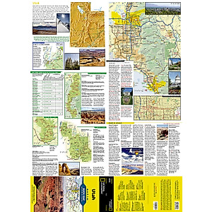 Utah Map (National Geographic Guide Map)