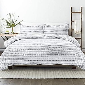 Linen Market Twin Duvet Cover (Light Gray) - Experience Hotel-Like Comfort with Unparalleled Softness, Exquisite Prints & Solid Colors for a Dreamy Bedroom – Duvet Cover Twin Set with 1 Pillow Sham