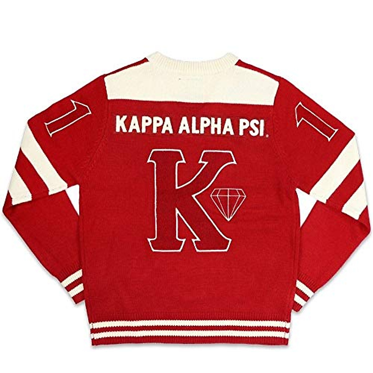 Kappa Alpha Psi M4 V-Neck Sweater [XL] Crimson Red
