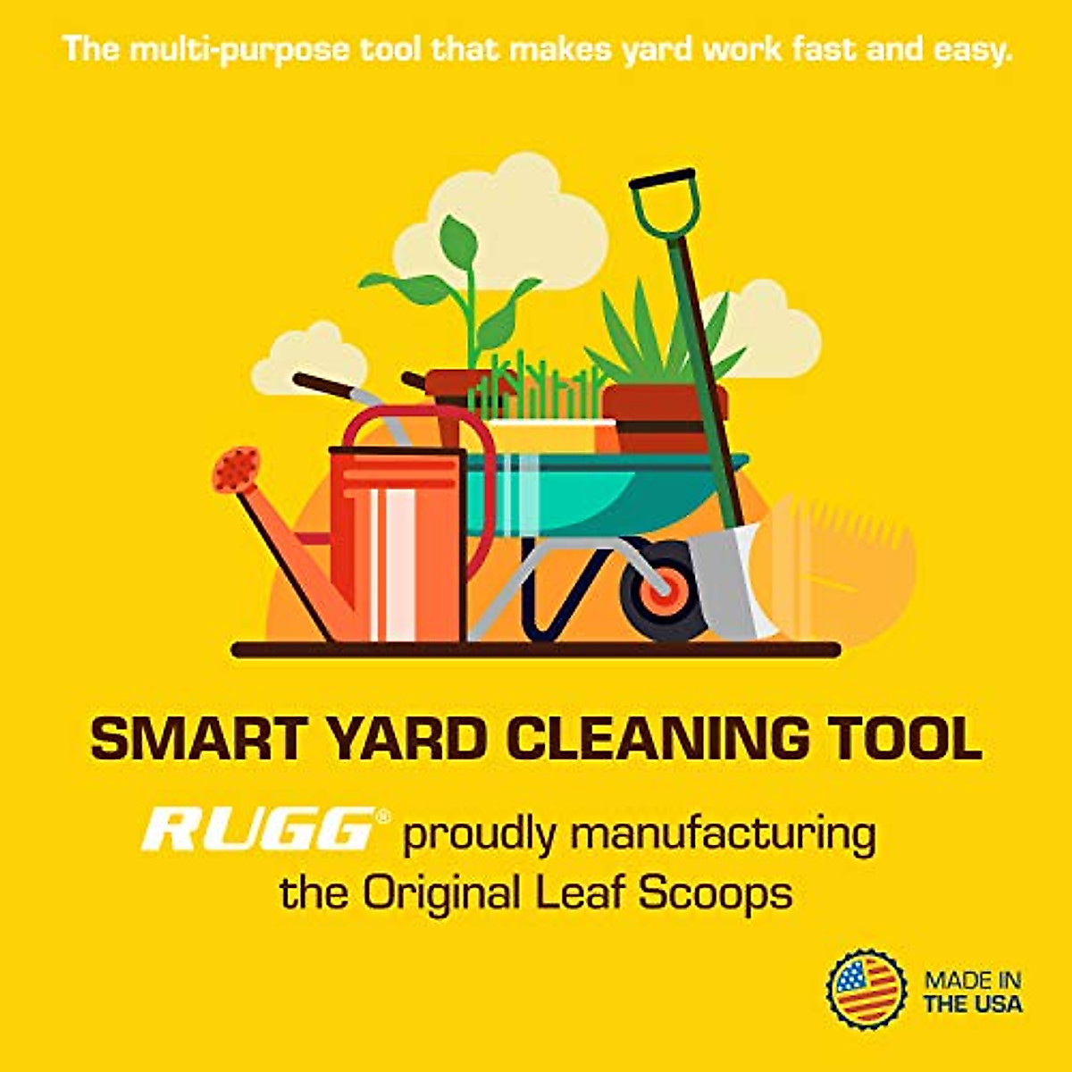 Rugg Original Leaf Scoops; 1 Pair