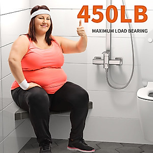 Floating Corner Shower Bench Kit-Customizable Appearance Corner Bench Seatin (17"x17"x24")