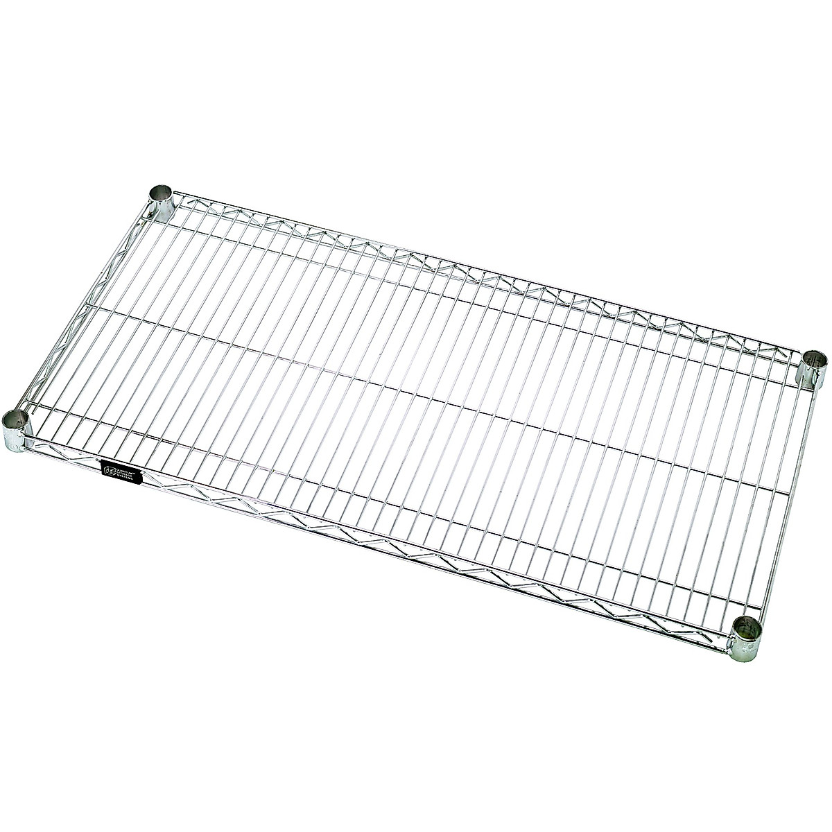 Ship Now Supply SNWS72182PK Wire Shelves, 72" x 18", 72" Width, 18" Height, Chrome (Pack of 2)