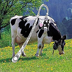 MYOSPARK Cow Bookmark Cow Lover Gift Cute Cow Bookmark Gifts for Cowgirl Farm Animal Lover Book Lovers Bookworm (Cow Bookmark)