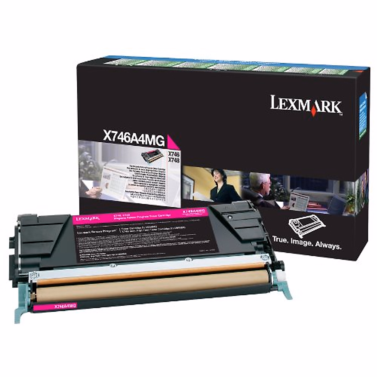 Lexmark X746a1mg Return Program Toner, 7,000 Page-Yield, Magenta