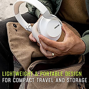 Shure AONIC 40 Over Ear Wireless Bluetooth Noise Cancelling Headphones with Microphone, Studio-Quality Sound, 25 Hour Battery Life, Fingertip Controls, iPhone & Android Compatible - White