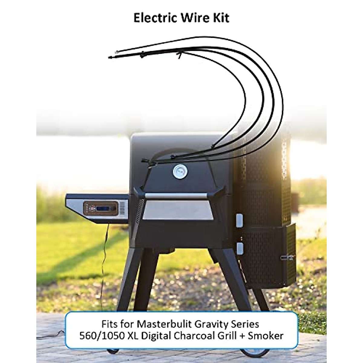 Electric Wire Kit Replacement 9904190045 Part Fit for Masterbuilt Gravity Series 560 800 1050 XL & Digital Charcoal Grill + Smokers