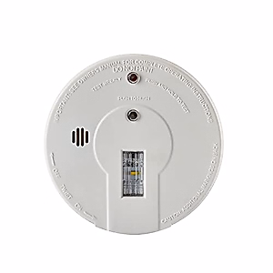 Kidde Smoke & Carbon Monoxide Detector with Voice Alerts, Battery Powered, Combination Smoke & CO Alarm & Smoke Detector with Safety Light for Hearing Impaired, Battery Operated Smoke Alarm