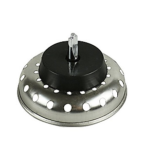 US Type Stainless Steel Replacement Fixed Post Sink Strainer Basket