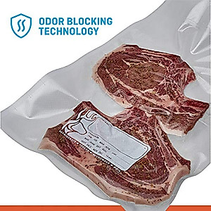 PrimalTek 11” x 50’ Vacuum Bag Roll with Built-In Bag Cutter – User Friendly for Food Preservation – Microwave, Freezer and Boil Safe, BPA-Free, Compatible with any Vacuum Sealer Machine