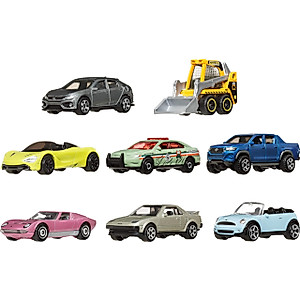 Matchbox Toy Cars or Trucks 8-Pack, Set of 8 Die-Cast 1:64 Scale Vehicles, Themed Multipack, Including 1 Exclusive (Styles May Vary)