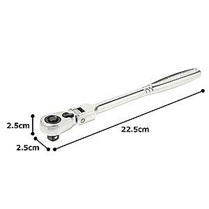 TONE RH3FH 3/8" Drive 72 Teeth Ratchet w/Flex Head