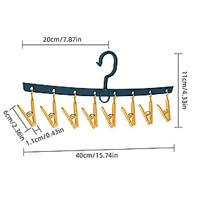Clothes Drying Rack One Line Type Drying Underwear Artifact Household Baby Multi Clip Windproof Drying Rack Storage Bag Organization