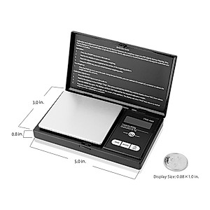 Weigh Gram Scale 600g x 0.1g, Pocket Scale, Digital Jewelry Scale, Food Scale, Kitchen Scale, Digital Gram Scale