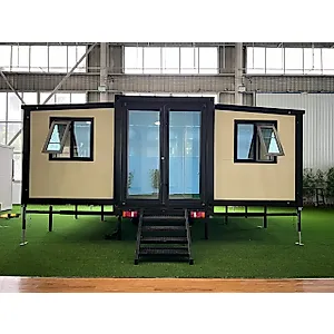 Generic Modern Prefabricated Steel Container House, 20ft/40ft, Expandable