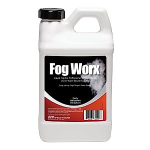 FogWorx Fog Juice - 1 Half Gallon of Premium Fog Fluid (64oz) - Medium Density, High Output, Long Lasting Fog Machine Fluid