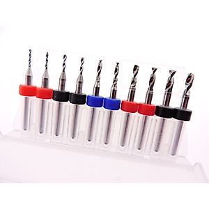 10 Pcs Tungsten Micro Drill Bits 1.0mm to 3.0mm Japanese for CNC PCB Installation, Toy Making, Arts & Crafts, Woodworking Modeling Tools more.