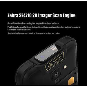 Rugged Enterprise Mobile Computer Android Barcode Scanner, 5.5" Touch Screen Handheld Data Terminal with Wi-Fi 6 & 4G LTE, 2m (6.5ft) Drop-Resistant Durability