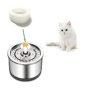 Pet Replacement Sponge Filters Qzbhct Pre Filter Sponges for 67oz / 2L Pet Water Fountain Cat Water Foam Filter Dog Drinking Water Sponge Foam Filters for Pet Dog Cat Fountain (24)