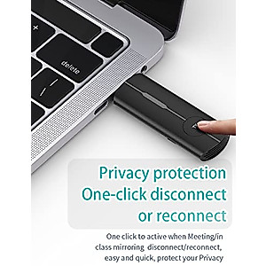 Wireless HDMI Transmitter and Receiver,Wireless HDMI Extender Kit,Portable HDMI Wireless Transmitter and Receiver for Streaming Video Audio from Laptop/PC/Cable Box to HDTV/Projector/Monitor.