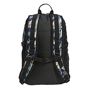adidas Energy Backpack, Essential Camo Crew Navy-Silver Green/Black, One Size
