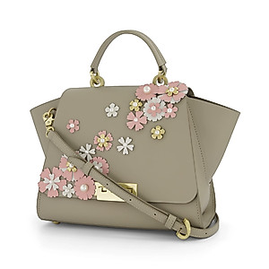 ZAC Zac Posen Eartha Medium Soft Top Handle, Smoke Ember