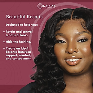 Kafune Amor Hair Melt Me Down Lace Melting Holding Spray - Glueless Wig Install, 1-5 Day Hold, Safe for HD/Swiss Lace Wig, No Flake/Residue, Quick Dry, Ideal for Daily Wearers Substitute for lace glue