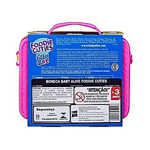 Baby Alive Foodie Cuties, Surprise Toy, 3-Inch Doll for Kids 3 and Up, 10 Surprises in Lunchbox-Style Case (Styles May Vary)
