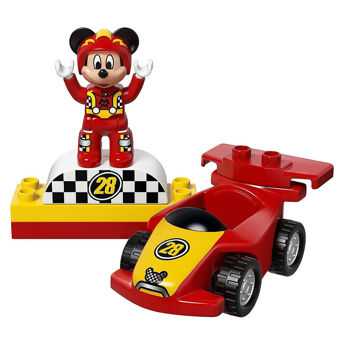 LEGO DUPLO Brand Disney 6174752 Mickey Racer 10843 Building Kit (15 Piece)