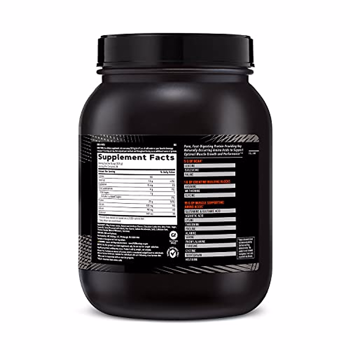 GNC AMP Pure Isolate | Fuels Athletic Strength, Performance and Muscle Growth | Fast Absorbing | 25g Whey Protein Iso with 5g BCAA | 28 Servings | Cookies & Cream