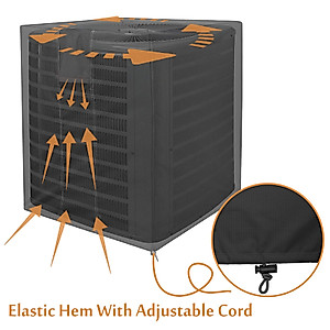 Foozet Central Air Conditioner Covers for Outside Units 26x26x32