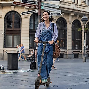 Wheelspeed Electric Scooter Primer, 12-14 Miles Long Range & 15 MPH Lightweight Commuting Electric Scooter, 350W Motor & 8.5" Pneumatic Tires Portable E-Scooter for Adults with Anti-Theft E-Lock