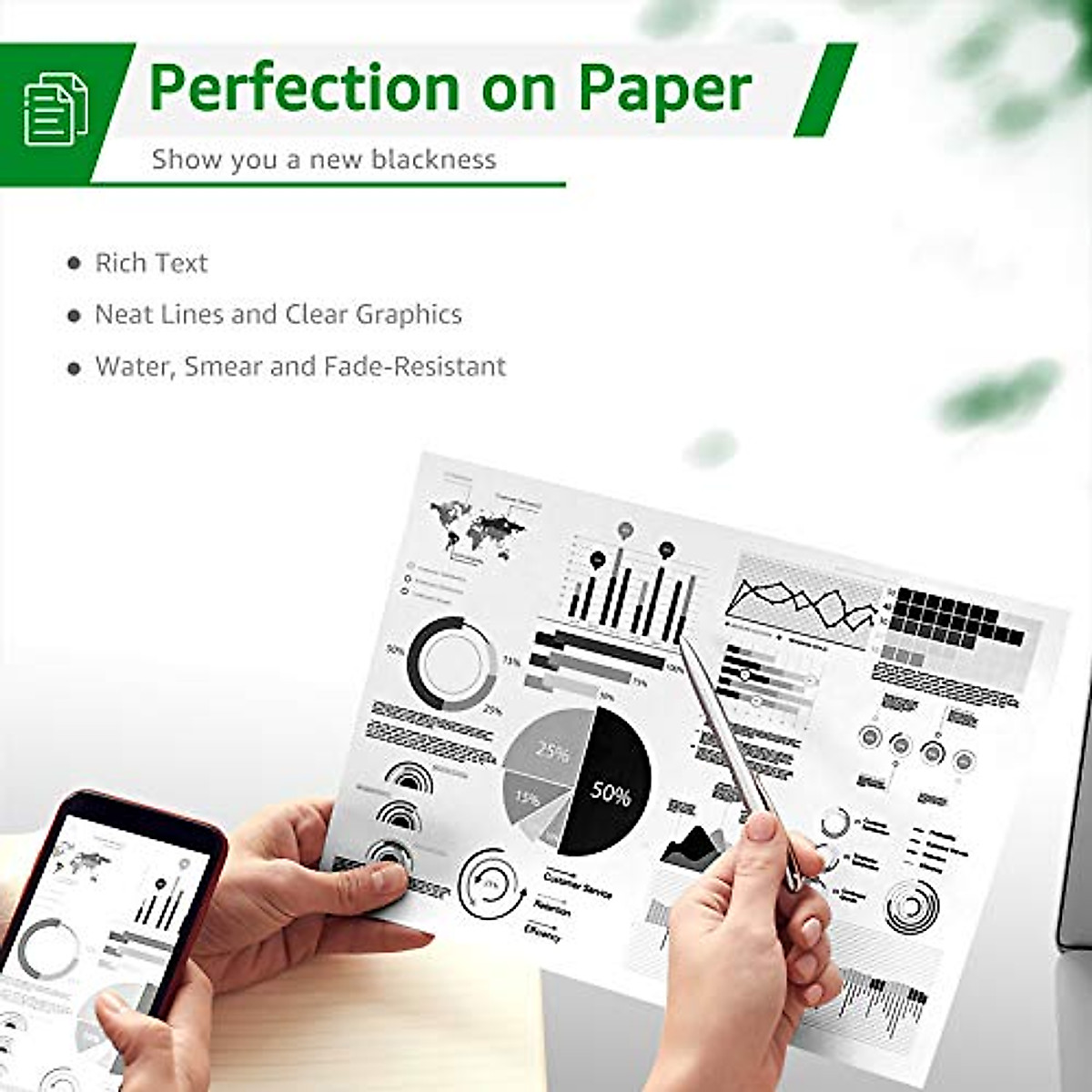 GREENSKY Compatible Toner Cartridge Replacement for HP 94A Toner Cartridge Black CF294X 94X CF294A for HP Laserjet Pro MFP M148dw MFP M148fdw M118dw M118 M148 M149 Laser Printer Ink (Black, 2 Pack)