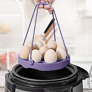 SHIDOW Silicone Egg Bites Molds for Instant Pot Accessories, Fit Instant Pot 5,6,8 qt Pressure Cooker, Silicone Egg Mold for Home Pressure Cookers Kitchen Restaurant.