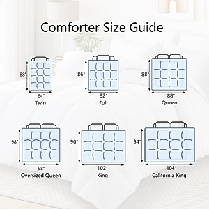 TEXARTIST Premium 2100 Series Queen Comforter All Season Breathable Cooling Black Comforter Soft 4D Spiral Fiber Quilted Down Alternative Duvet with Corner Tabs Luxury Hotel Style (88"x88")