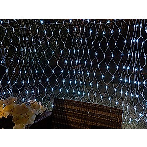 Joiedomi 300 LED Christmas Net Lights for Indoor & Outdoor Decorations, Christmas Events, Christmas Eve Night Decor, Christmas Tree, Bushes (Pure White)