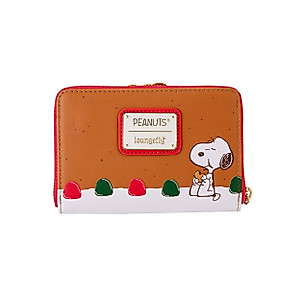 Loungefly Peanuts Snoopy Gingerbread Wreath Wallet Snoopy Standard