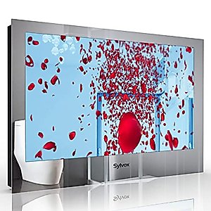 SYLVOX 32-inch 1080p Waterproof TV, Full HD, Magic Mirror Bathroom TV, Suitable for Bathrooms,Hotels,Saunas