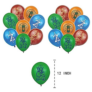 Birthday Party Supplies For Zel-da, Party Decorations Included Birthday banner, Cake Topper, Cupcake Topper, Balloon