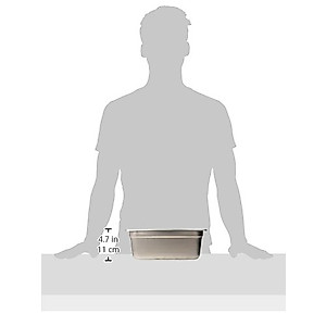 Update International 3 qt Fourth Size Anti-Jam Steam Table Pan