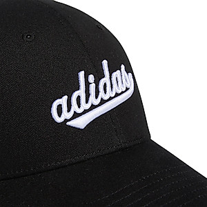adidas Women's Mesh Back Snapback Cap Adjustable Fit Trucker Hat, Black/White, One Size