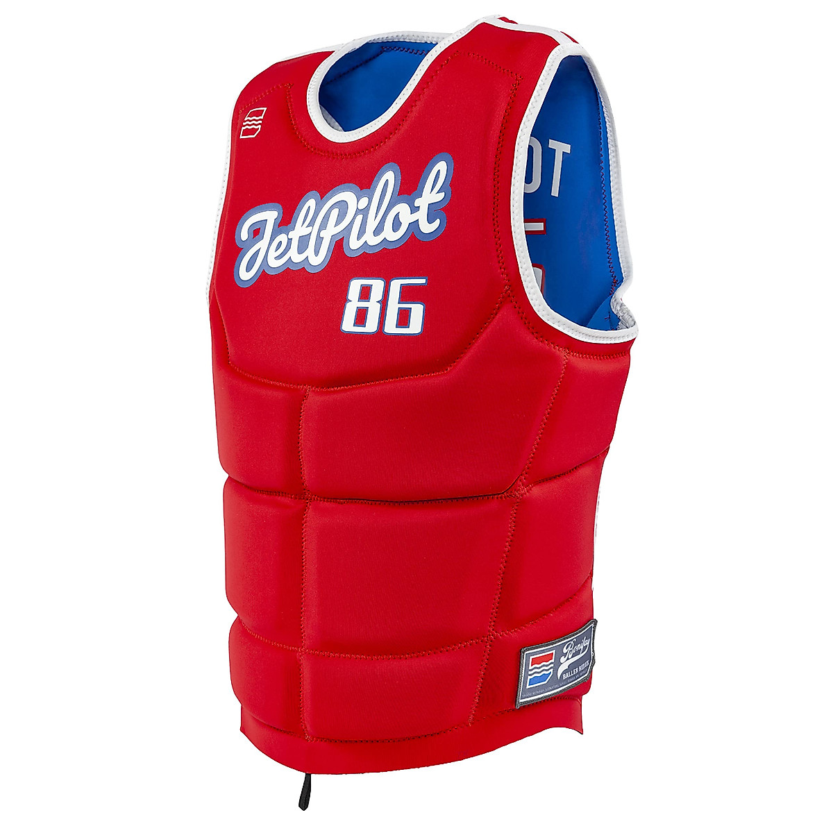 Jetpilot S.Bonifay Baller Reversible Comp Vest-Red-XS