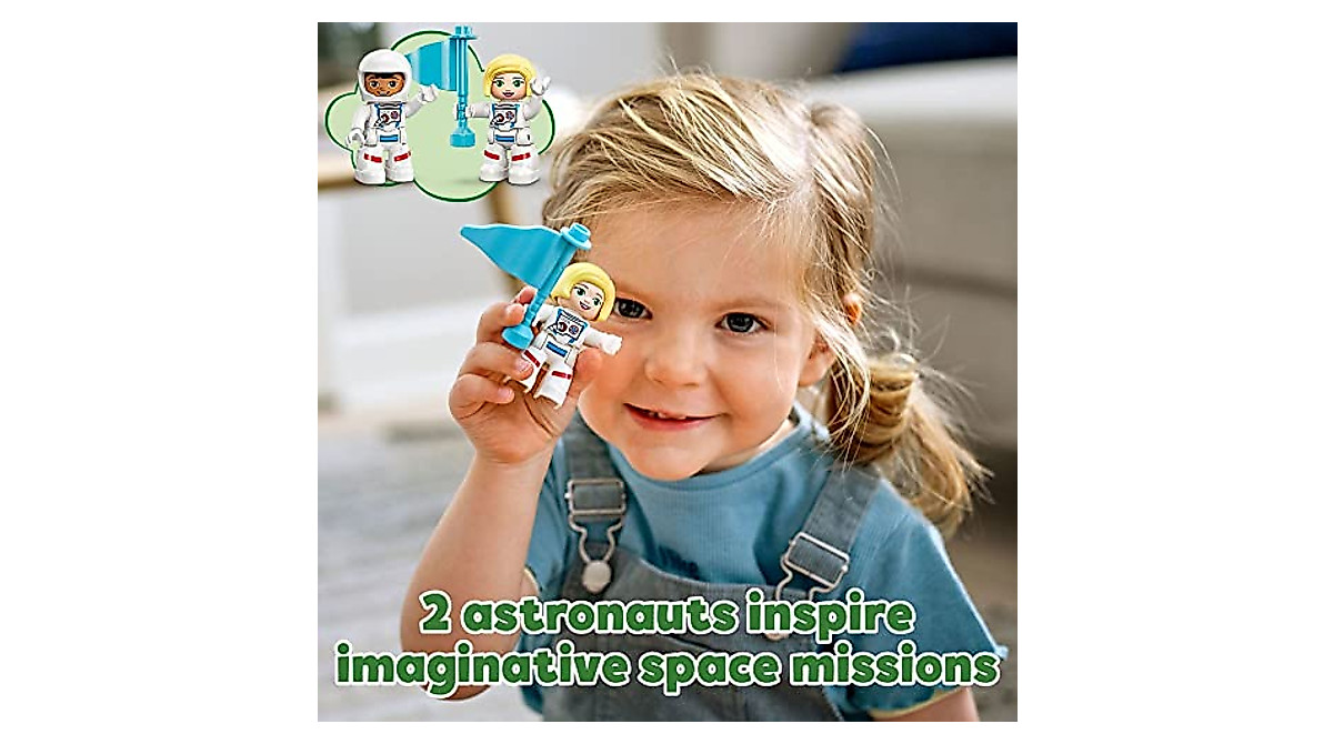 LEGO DUPLO Space Shuttle Toy for Toddlers 2-4 - Creative Play & Learning