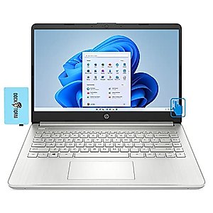 Newest HP 14.0" 60Hz Touchscreen HD IPS Laptop (Intel i3-1115G4 2-Core, 16GB RAM, 512GB PCIe SSD, Intel UHD, AC WiFi, Bluetooth 5.0, HD Webcam, HDMI, Win 11 Home S-Mode) with Hub