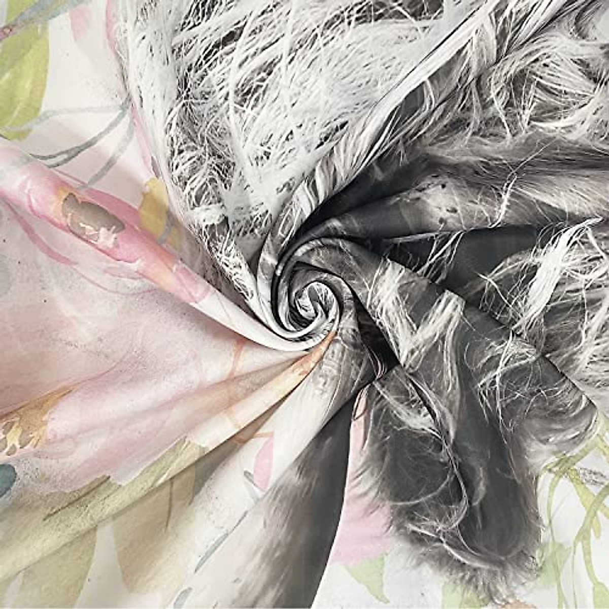 Romantic Angels Highland Cow Shower Curtain Set Get Naked Western Floral Shower Curtains for Bathroom Farmhouse Cute Funny Cow Bathroom Decor Waterproof Fabric 72 * 72 Inch with 12 PCS Hooks