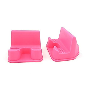 PhoneProp - Universal Fit Soft Flexible Smartphone Stand - FDA Grade Silicone - Color Pink
