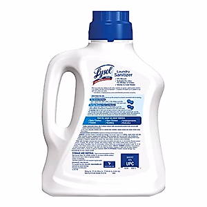Lysol Laundry Sanitizer Additive, Bacteria-Causing Laundry Odor Eliminator, 0% Bleach Laundry Sanitizer, color, , Multi 90 Fl Oz Crisp Linen