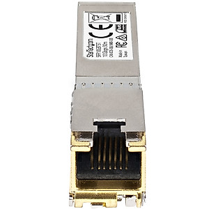 StarTech.com Cisco SFP-10GB-T-X Compatible SFP+ Module, 10GBASE-T, SFP to RJ45 Cat6/Cat5e, 10GE Gigabit Ethernet SFP+, 30m