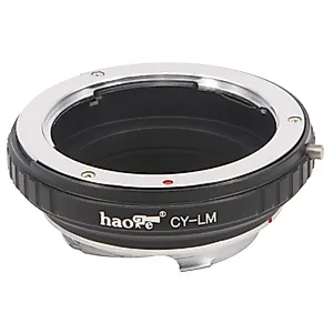 Haoge Lens Mount Adapter for Contax/Yashica C/Y CY Lens to Leica M LM Mount Camera such as M240, M240P, M262, M3, M2, M1, M4, M5, M6, MP, M7, M8, M9, M9-P, M Monochrom, M-E, M, M-P, M10, M-A