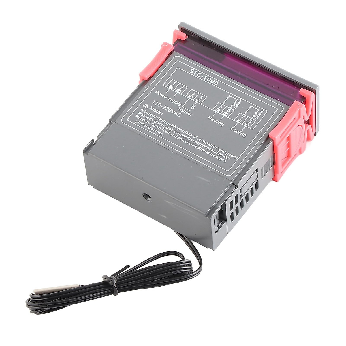 All-Purpose Digital Temperature Controller Cooling and Heating Thermostat Temperature Regulator -50-110℃ STC-1000 ((AC110~220V ))